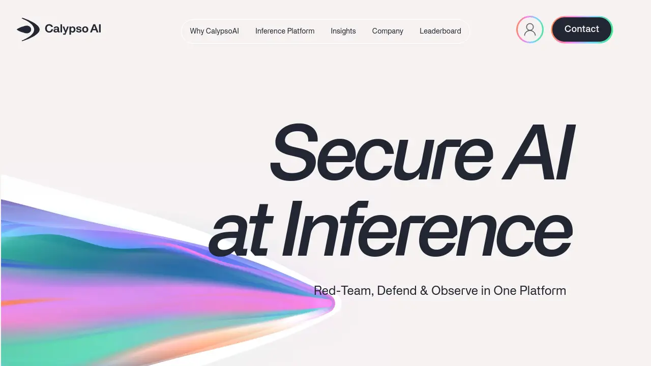 CalypsoAI - Secure AI at Inference