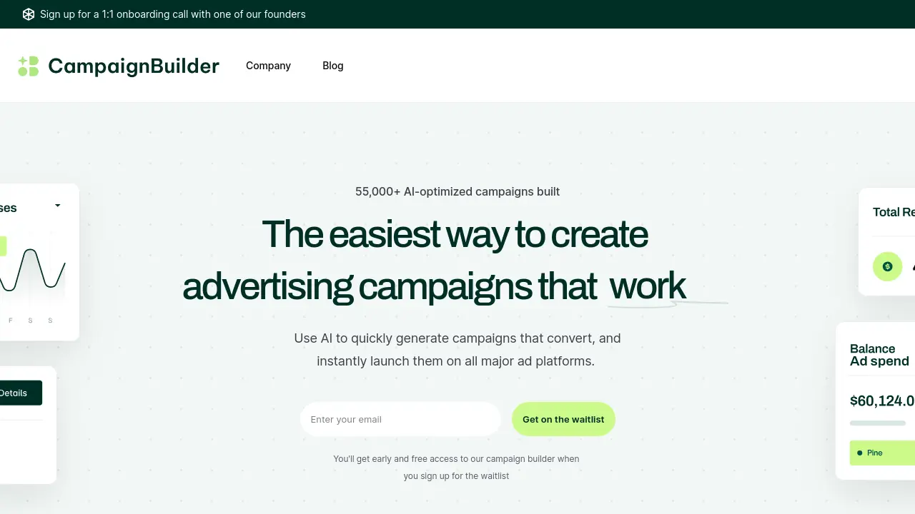 CampaignBuilder - Build AI-Optimized Advertising Campaigns That Convert