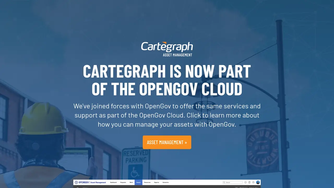 Cartegraph (Legacy) by OpenGov - Comprehensive Enterprise Asset ...
