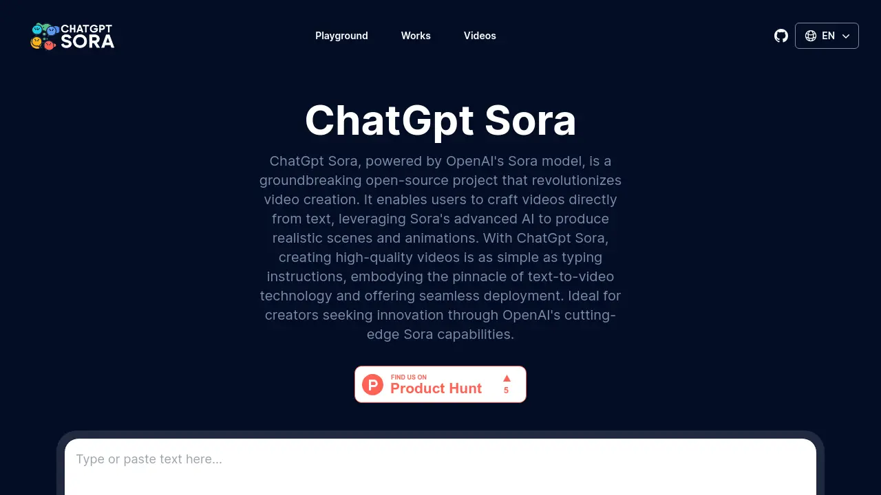 ChatGpt Sora - Transform text into high-quality videos using OpenAI's ...
