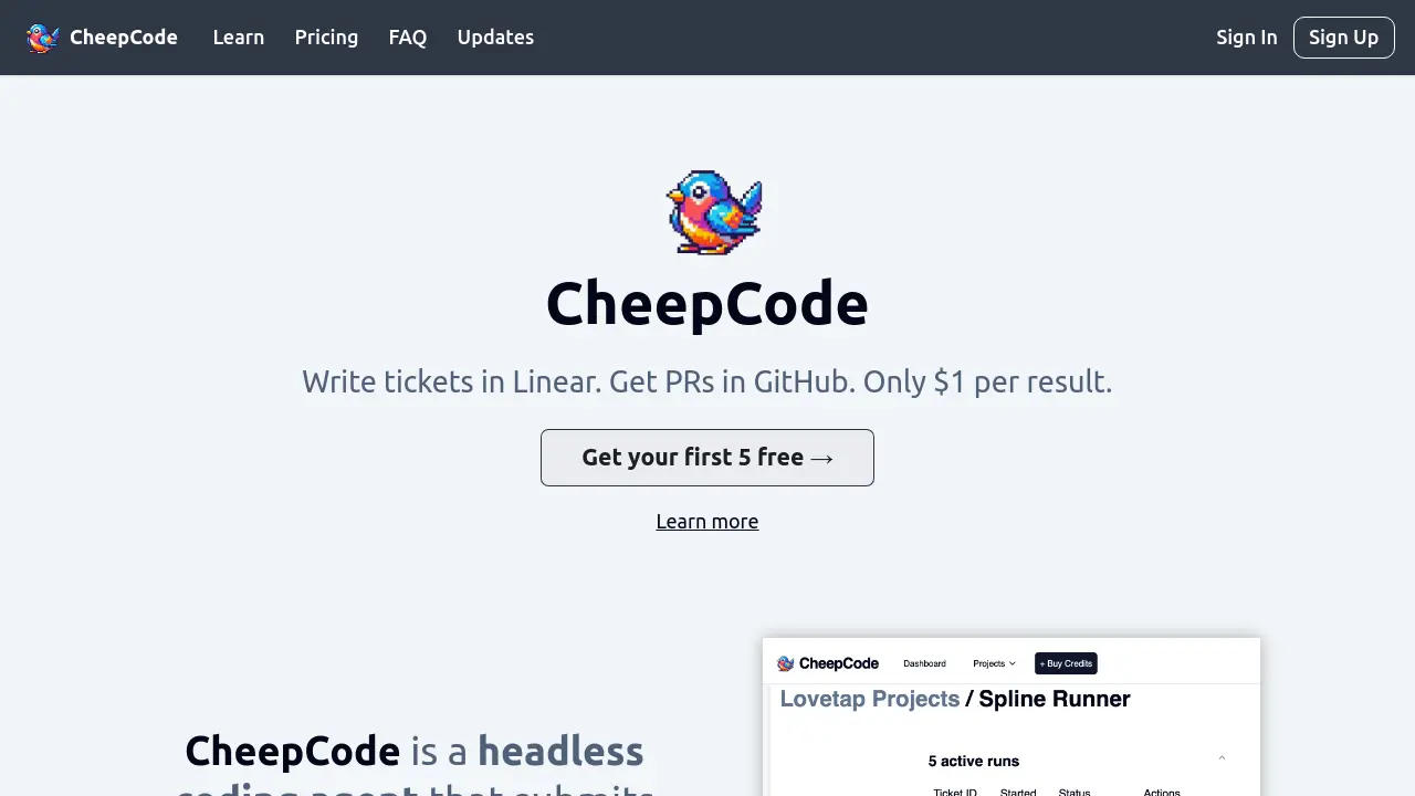 CheepCode - Automate Pull Requests with AI for $1 Each