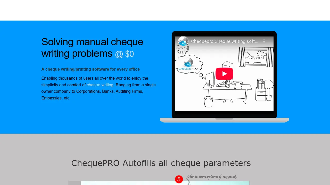 ChequePRO - Automated Cheque Writing and Printing Solution for Every Office
