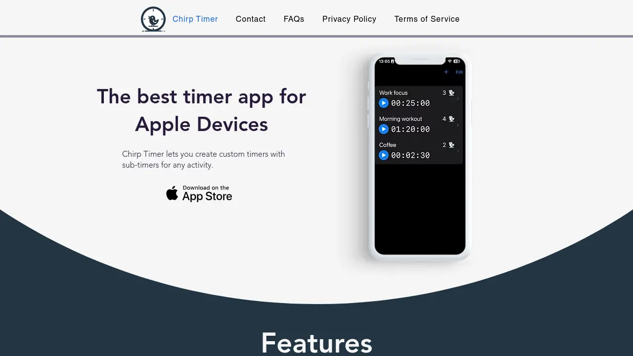 Chirp Timer - The best timer app for Apple Devices with custom sub ...