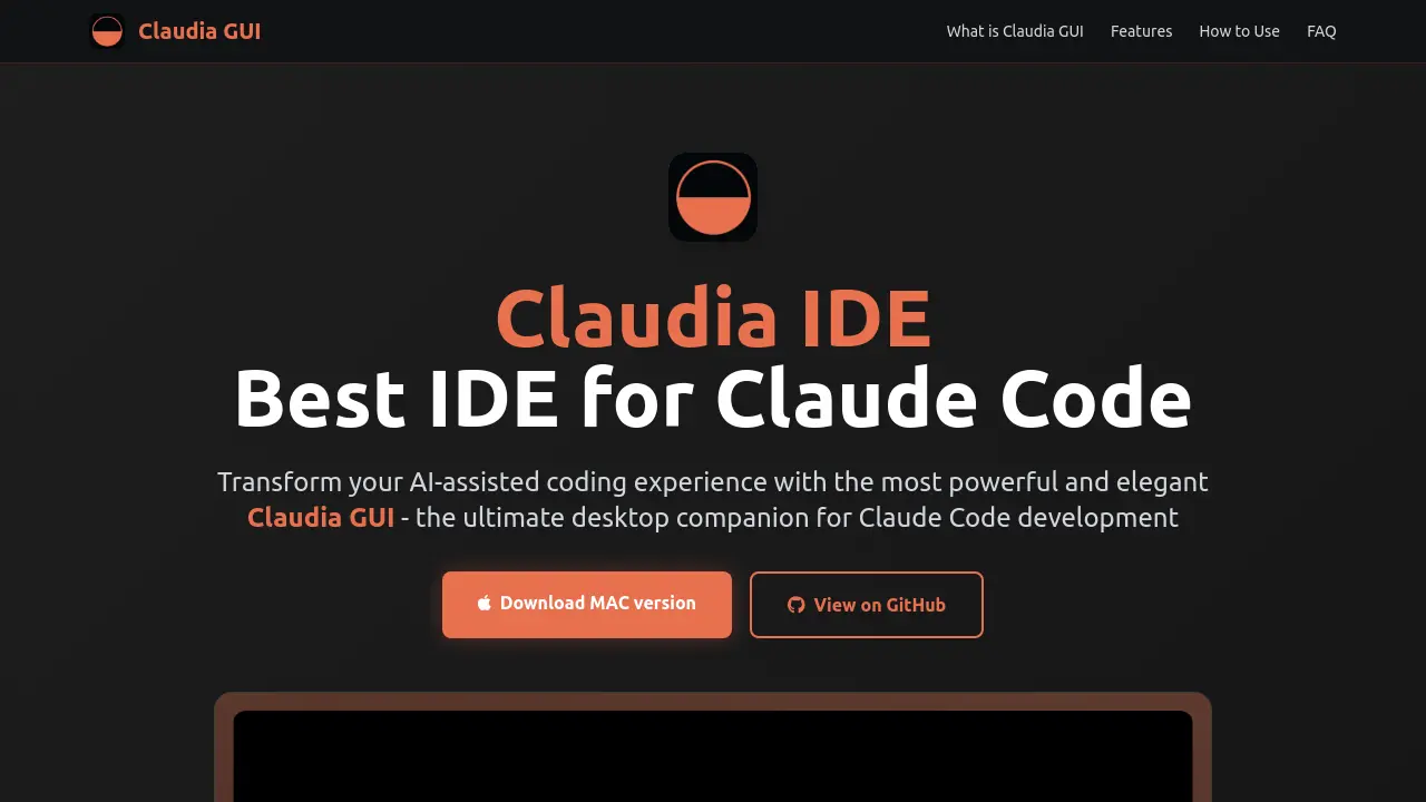 Claudia GUI - Transform your AI-assisted coding experience with the ...