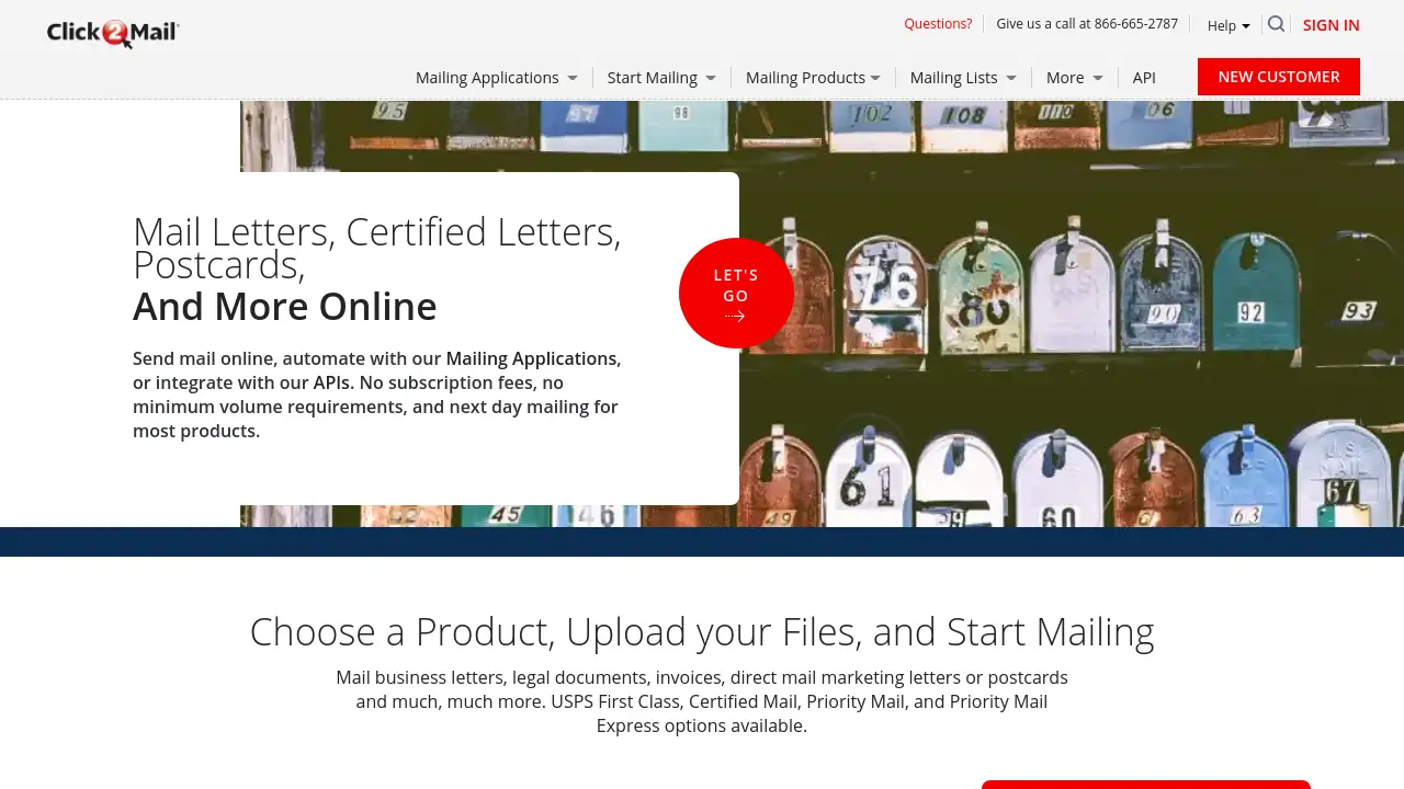 Click2Mail - Send and Automate Postal Mail Online, Fast and Easy