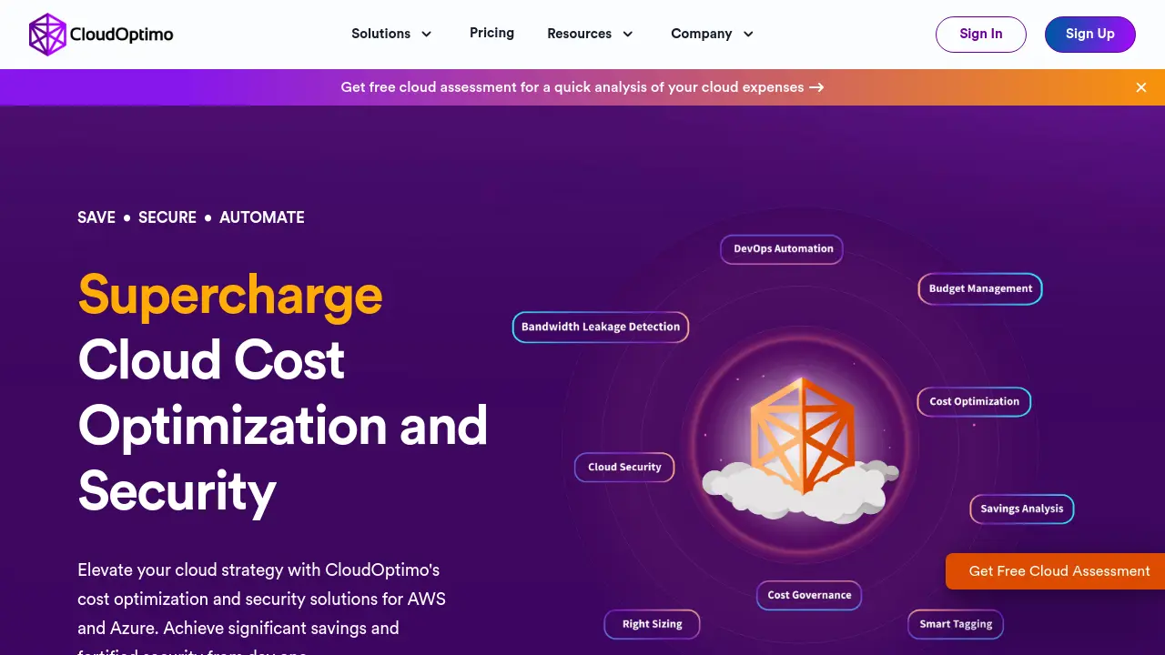 CloudOptimo - Supercharge Cloud Cost Optimization and Security for AWS ...