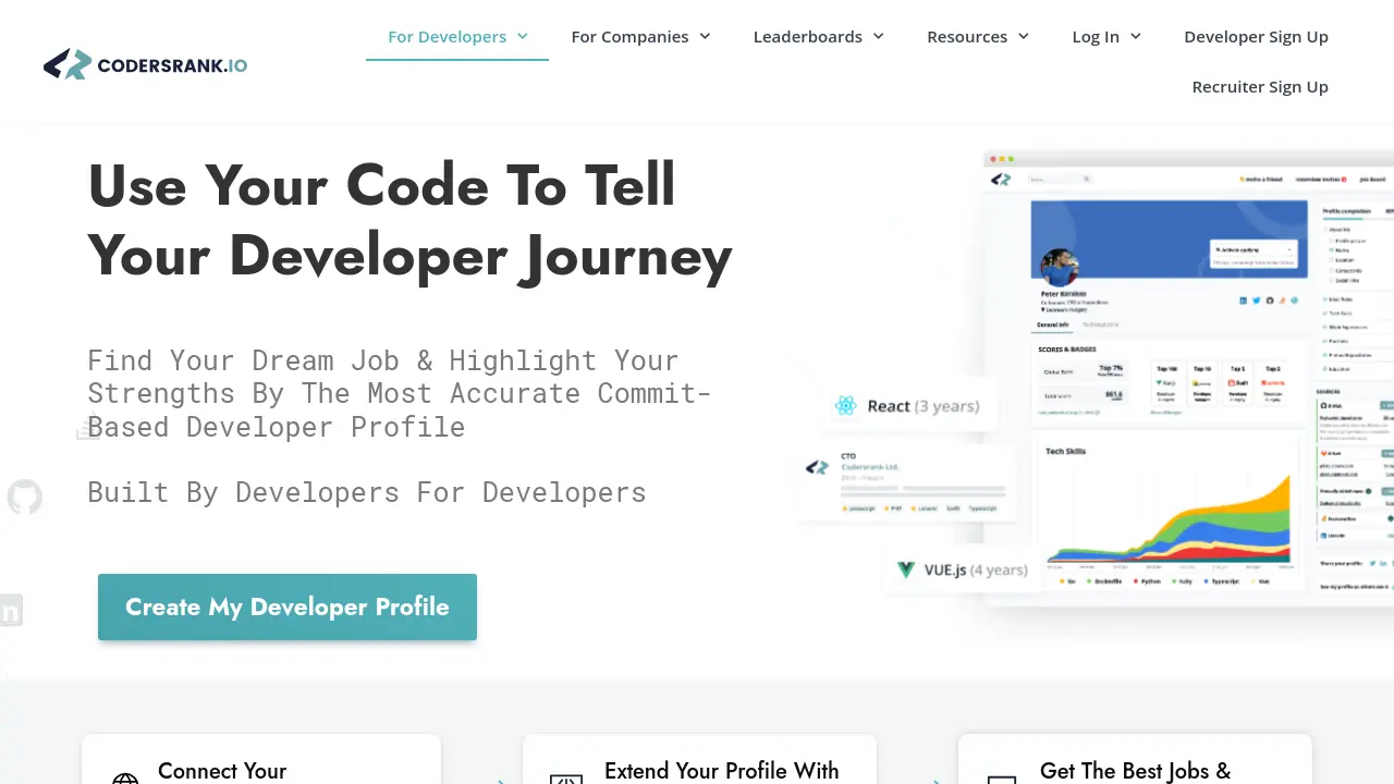 CodersRank - The Most Accurate Commit-Based Developer Profile Built By ...