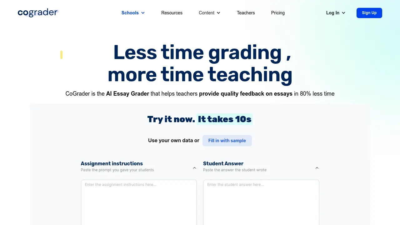 CoGrader - Less time grading, more time teaching