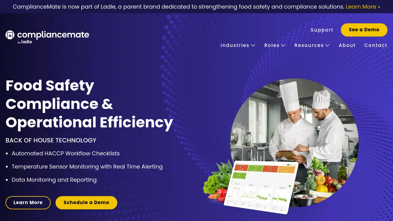 ComplianceMate - Automated Food Safety Compliance and Real-Time Monitoring