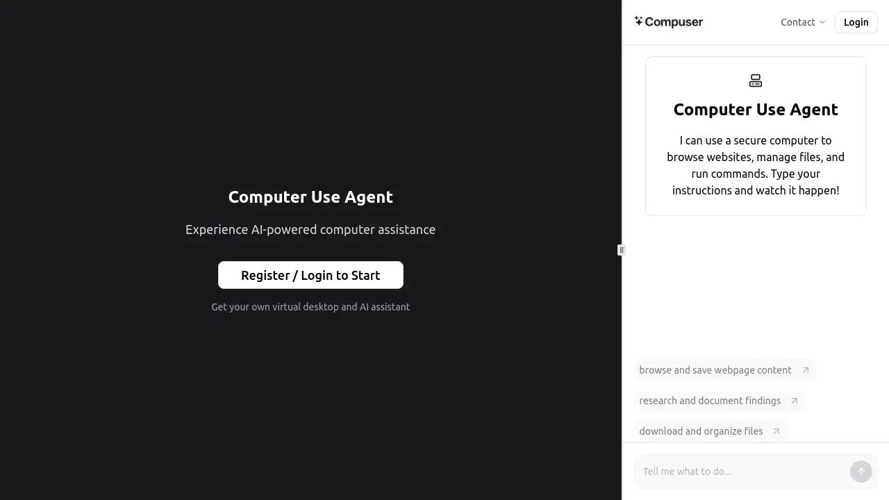 Compuser AI - Automate Secure Computer Tasks with AI