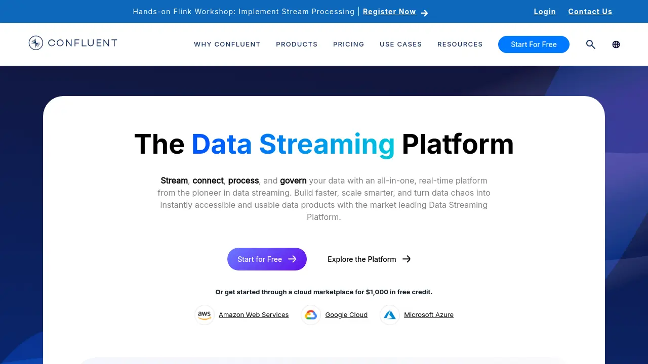 Confluent - All-in-One Real-Time Data Streaming Platform