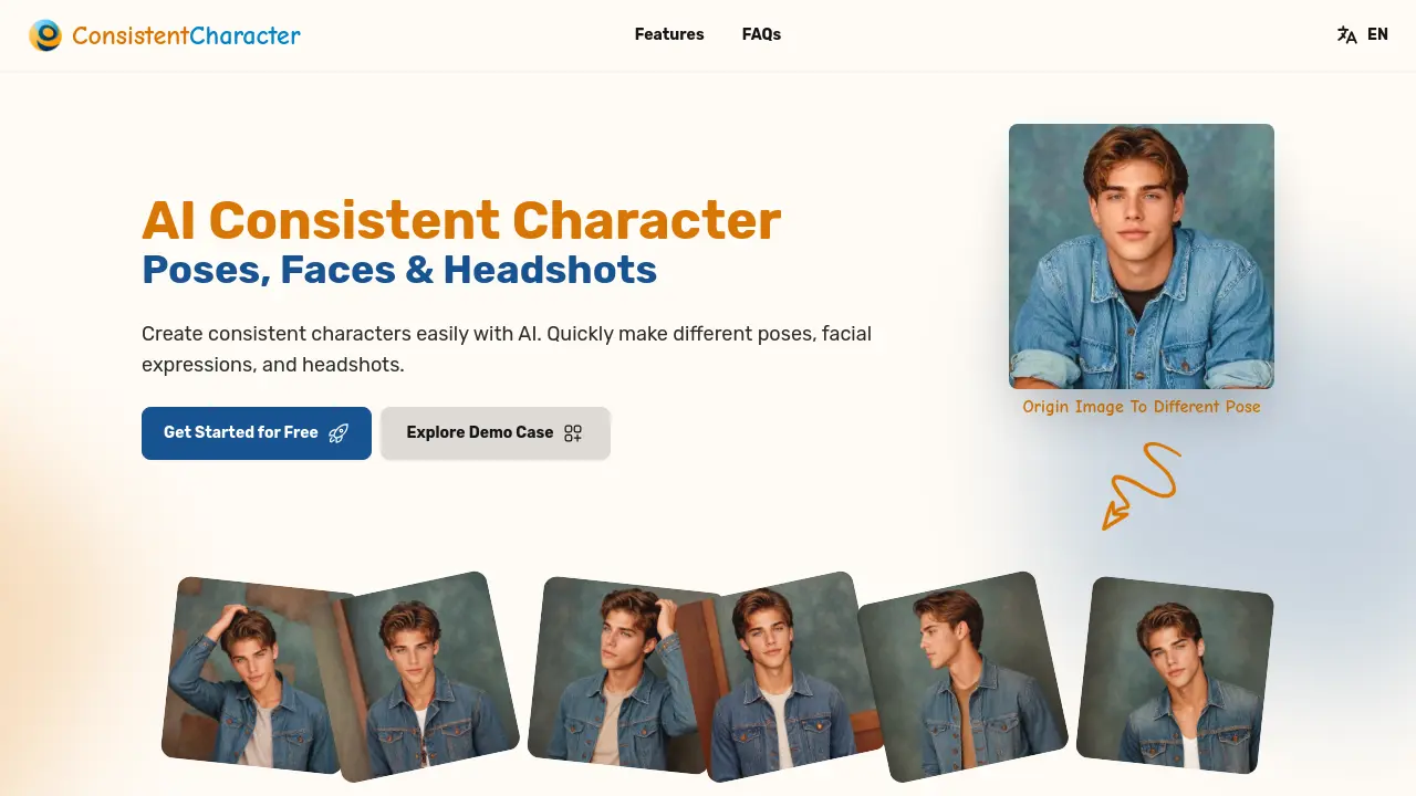 ConsistentCharacter - Create consistent characters easily with AI.