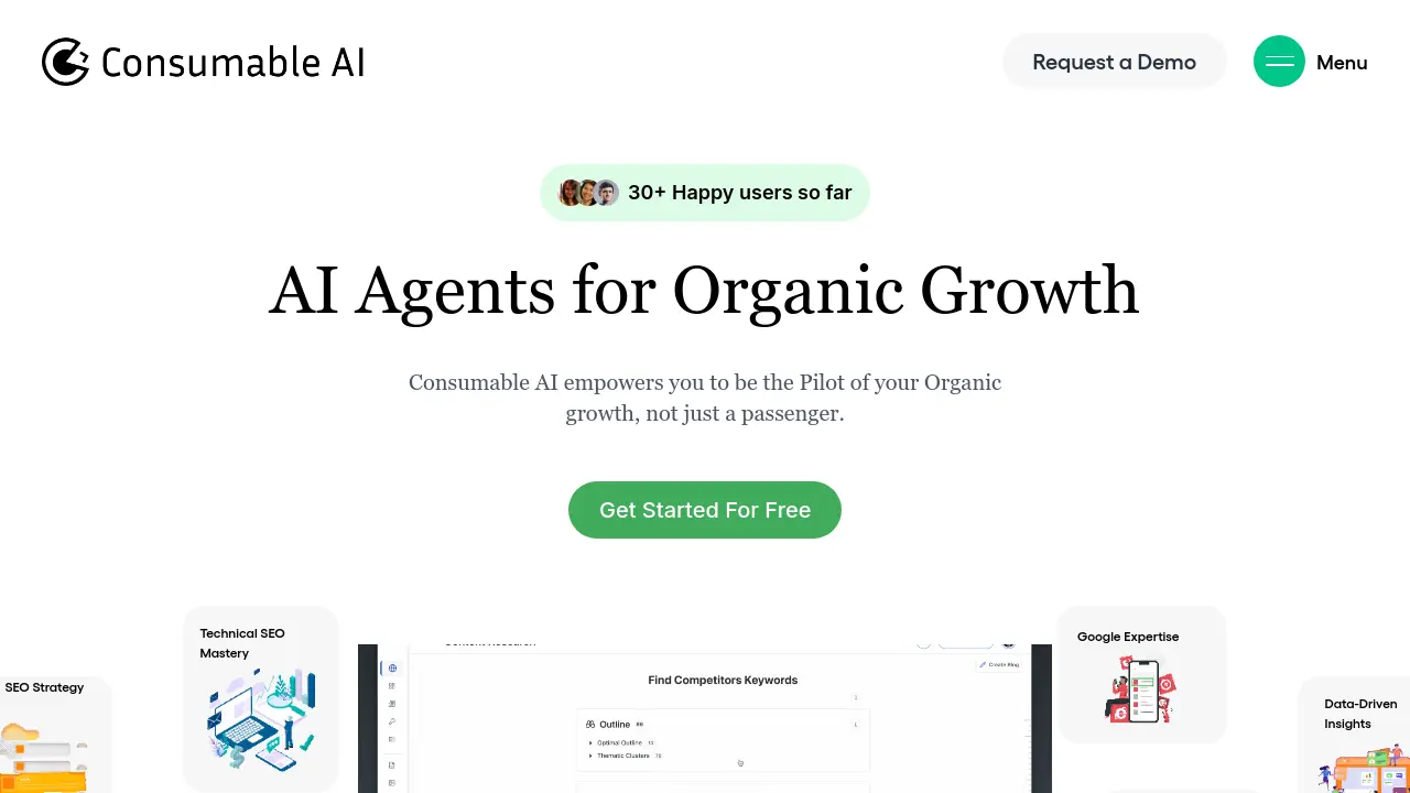 Consumable AI - AI Agents for Organic Growth