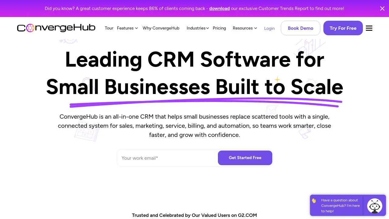 ConvergeHub - Leading CRM Software for Small Businesses Built to Scale