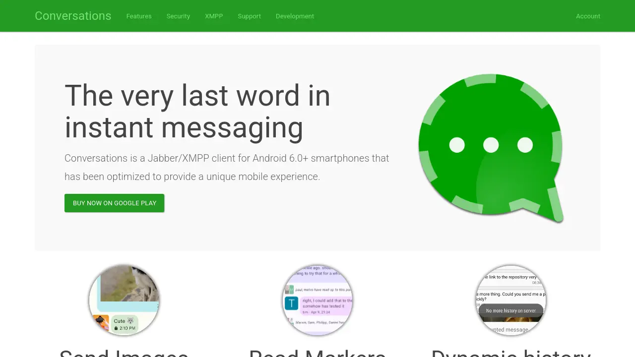 Conversations - The very last word in instant messaging