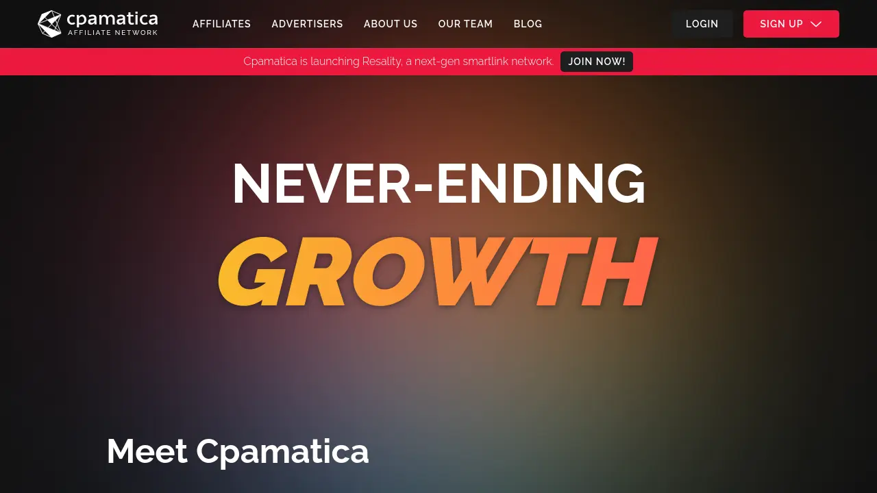 Cpamatica - The Go-To CPA Network for Ambitious Affiliates