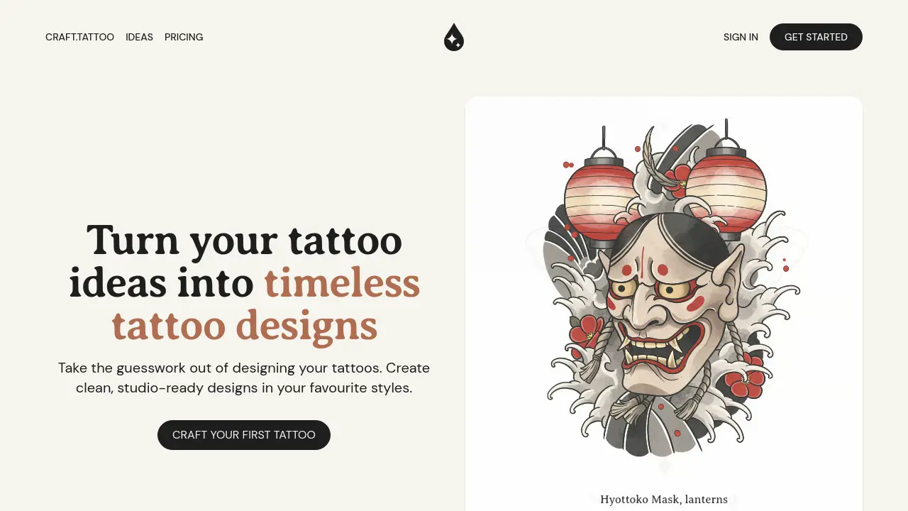 Craft.Tattoo - Turn your tattoo ideas into timeless tattoo designs