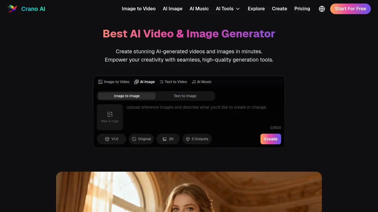 Crano AI - Transform Your Ideas into Stunning AI-Generated Videos and ...