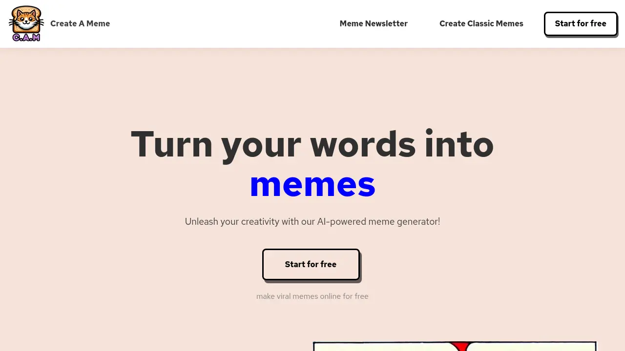 Create A Meme - Turn your words into memes