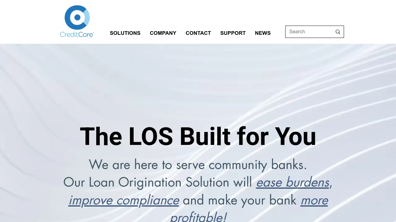 CreditCore - The LOS Built for You - Streamlining Loan Origination for ...