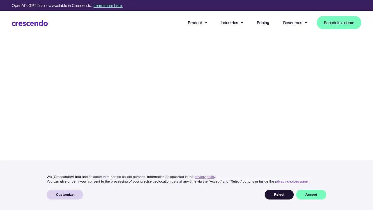 Crescendo - Omnichannel AI Customer Support with Human Expertise