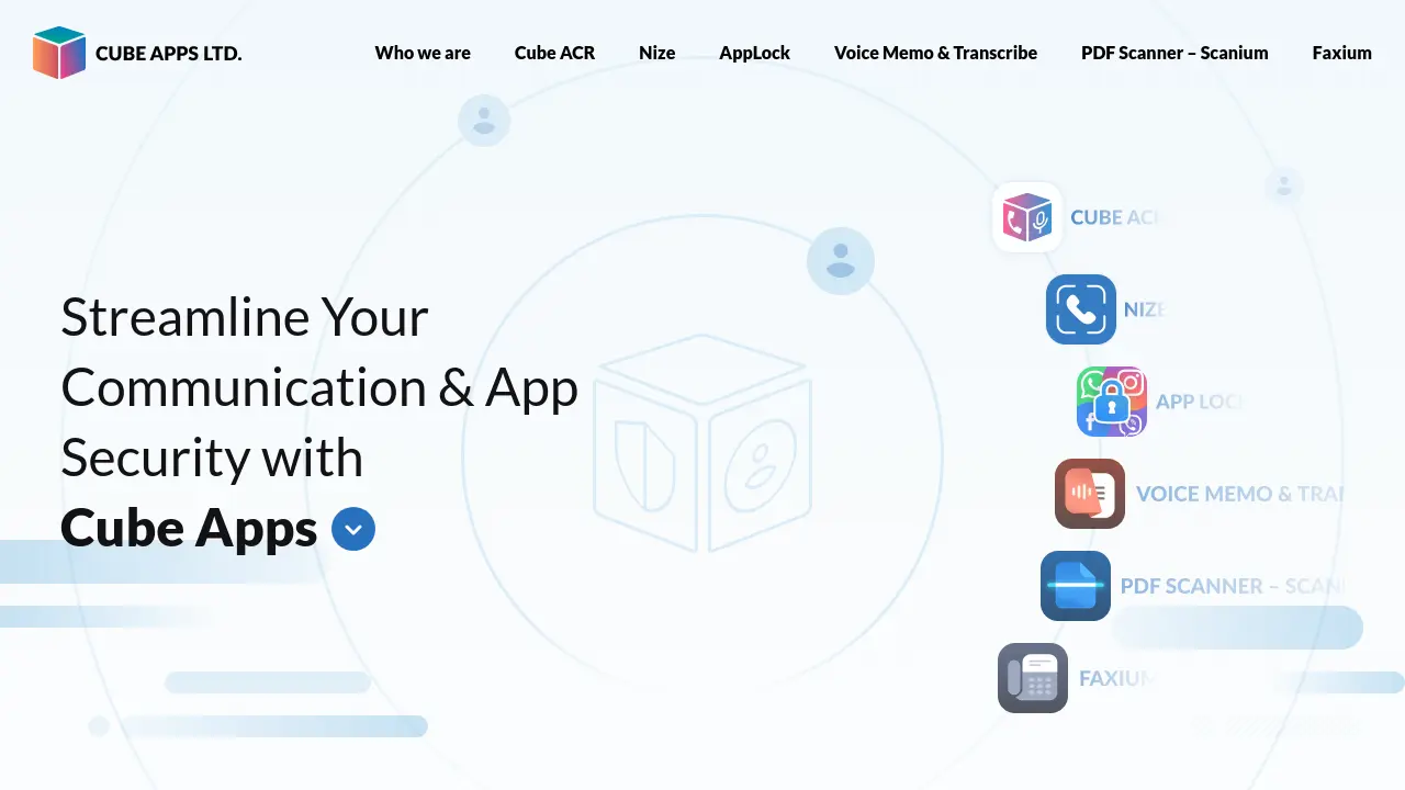Cube Apps - Streamline Your Communication & App Security with Cube Apps