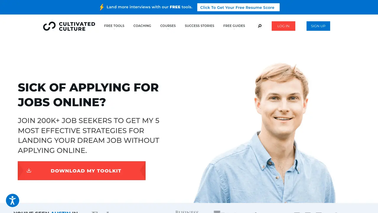 Cultivated Culture - Land more interviews with our FREE tools.