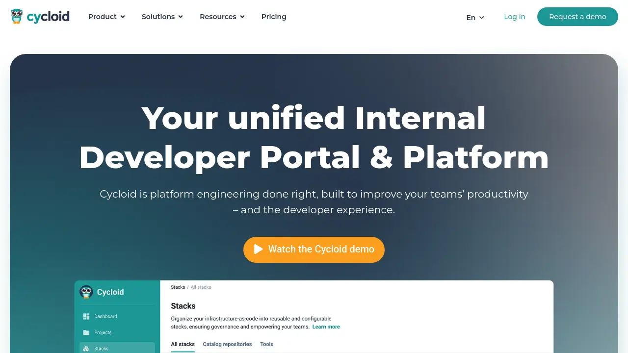Cycloid - Unified Internal Developer Portal & Platform Engineering