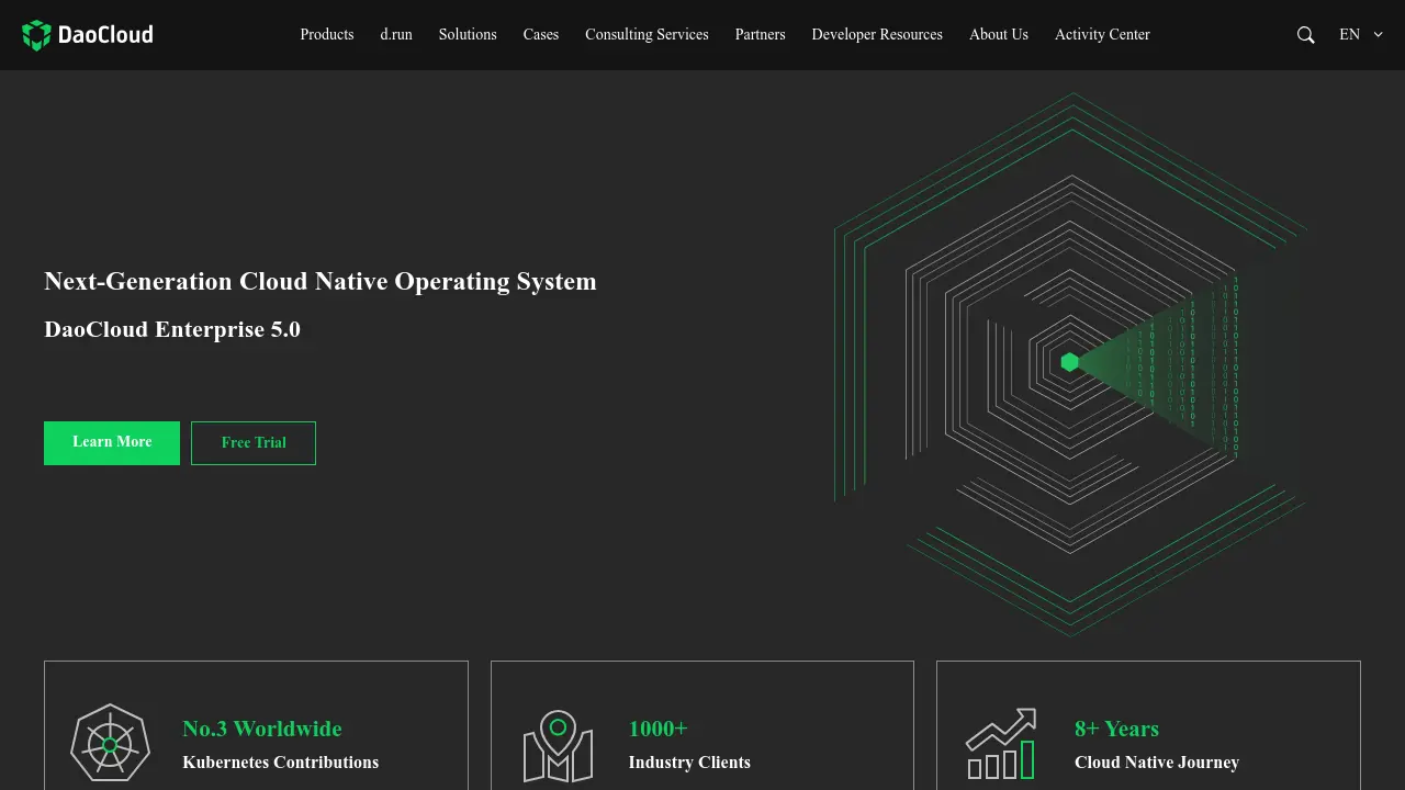 DaoCloud - Next-Generation Cloud Native Operating System and Solutions
