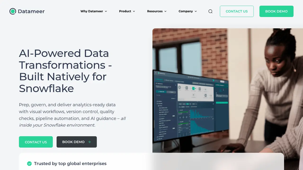 Datameer - AI-Powered Data Transformations Built for Snowflake