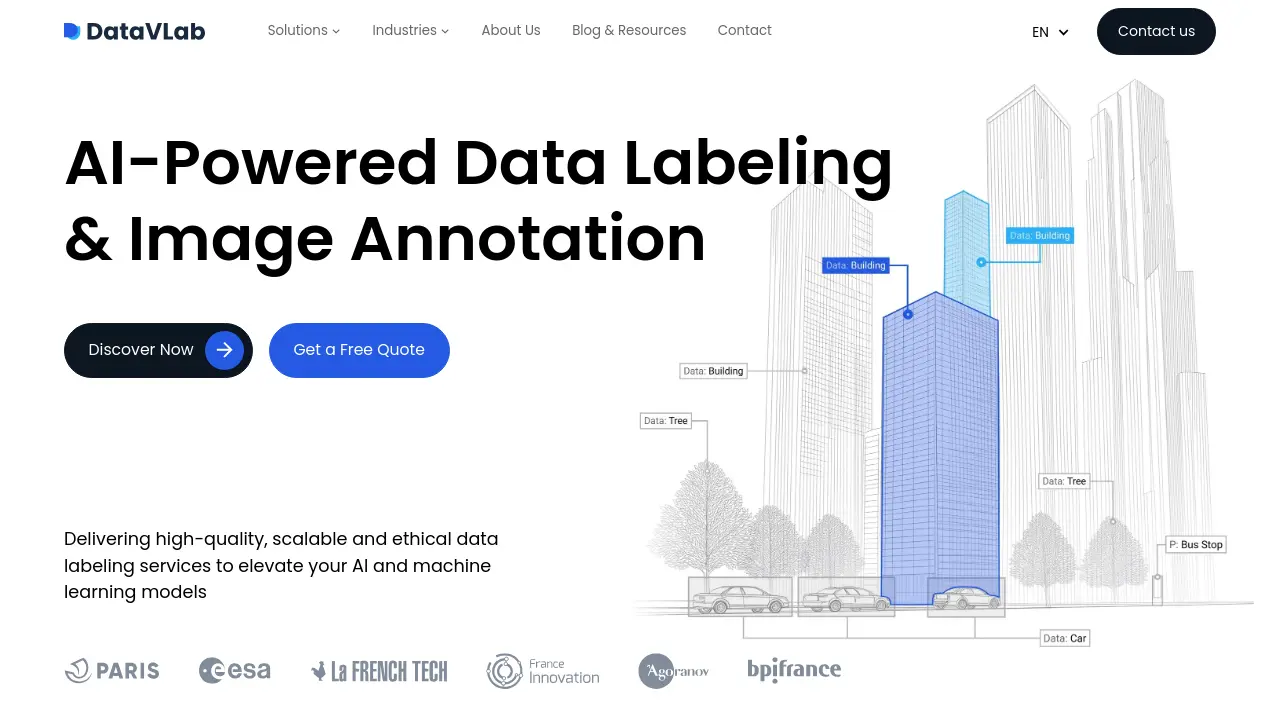 DataVLab - AI-Powered Data Labeling & Image Annotation