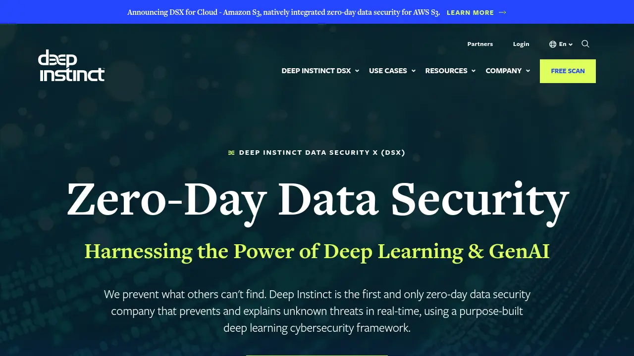 Deep Instinct Data Security X (DSX) - Zero-Day Data Security Harnessing ...