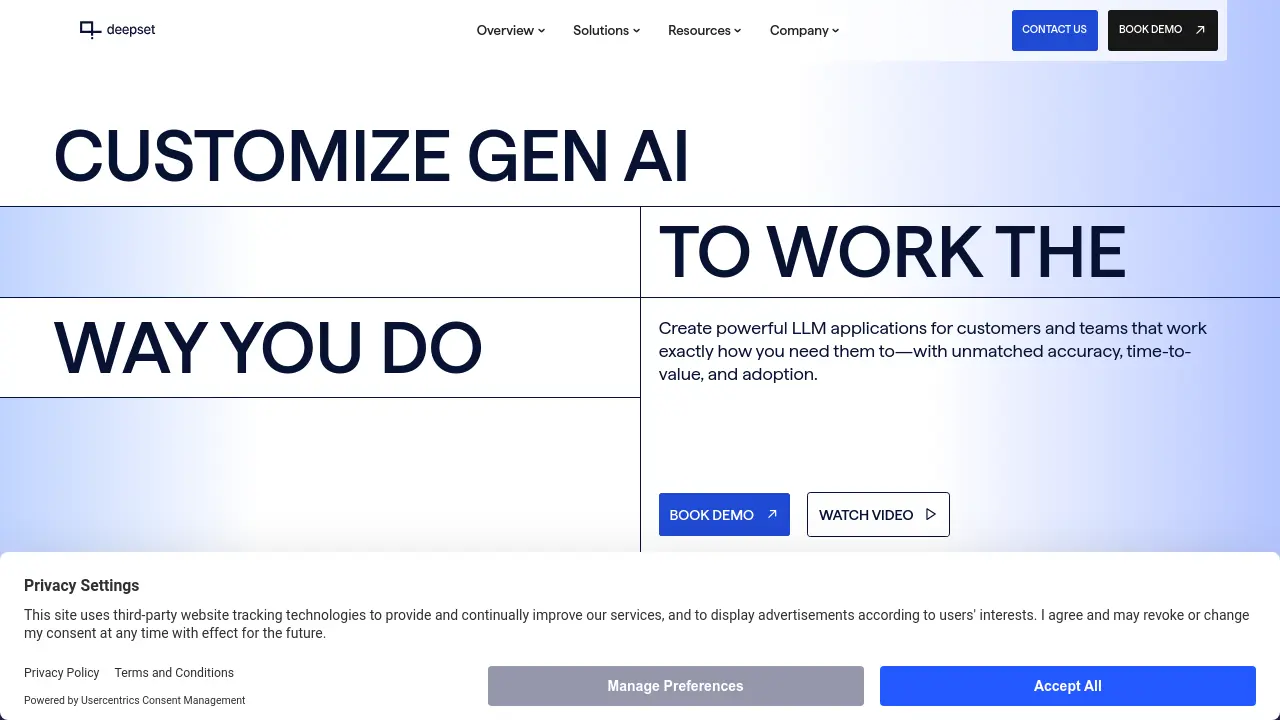 deepset - Create powerful LLM applications for customers and teams that ...
