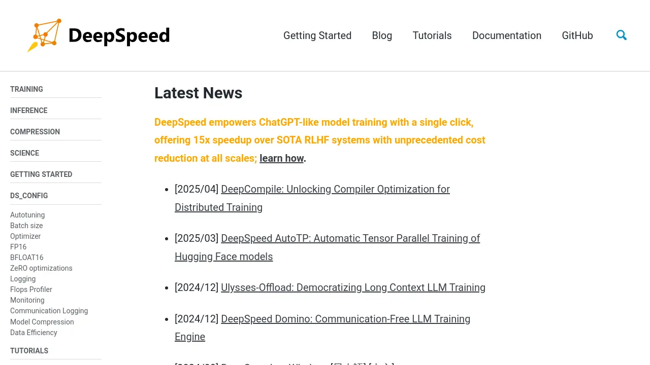 DeepSpeed - Extreme Speed and Scale for Deep Learning Training and ...
