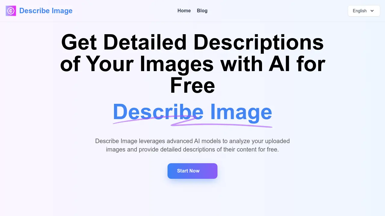 Describe Image - Get Detailed Descriptions of Your Images with AI for Free