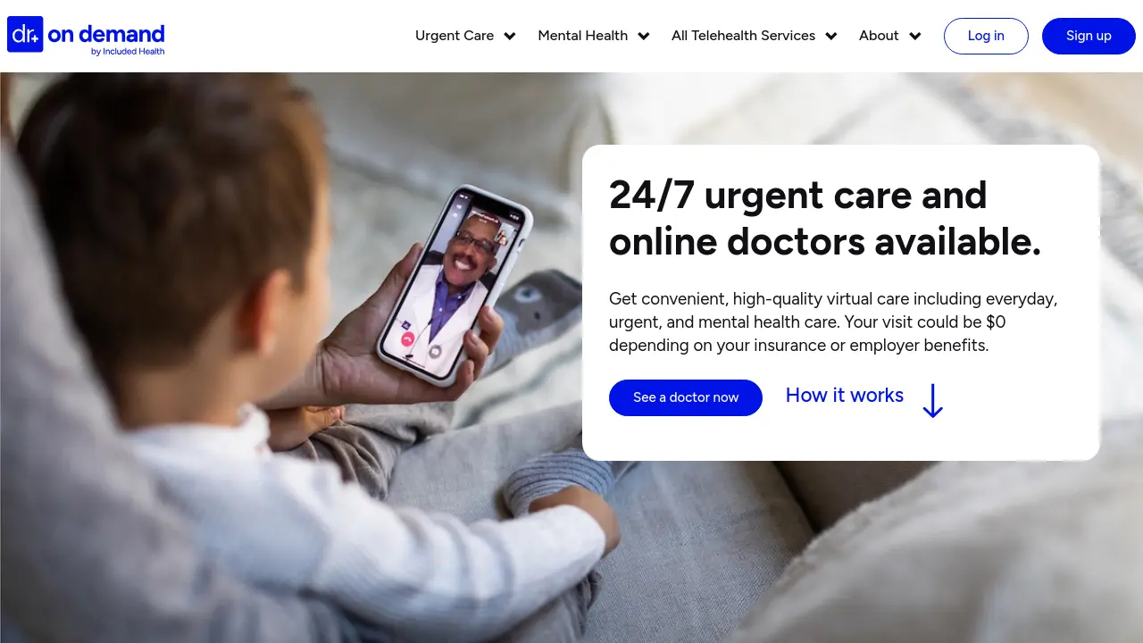 Doctor On Demand - 24/7 Virtual Medical Care and Mental Health Services