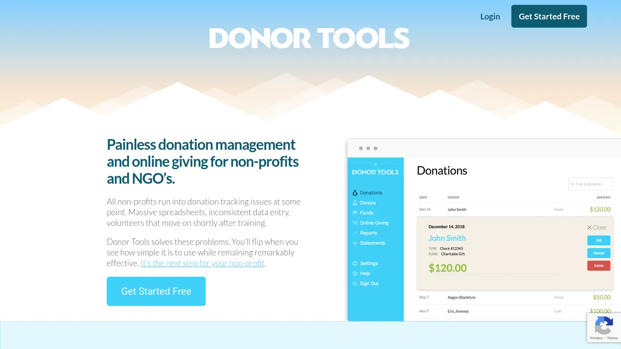 Donor Tools - Streamlined Donation Management for Non-Profits