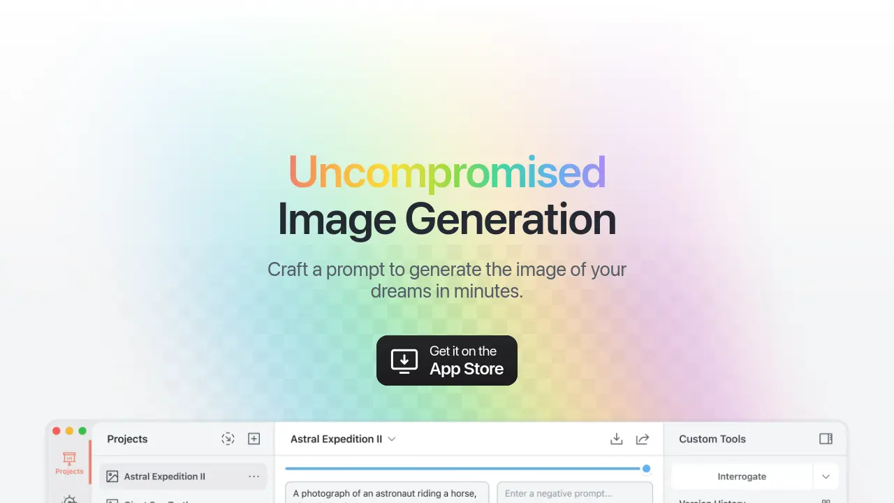 Draw Things - Uncompromised Image Generation