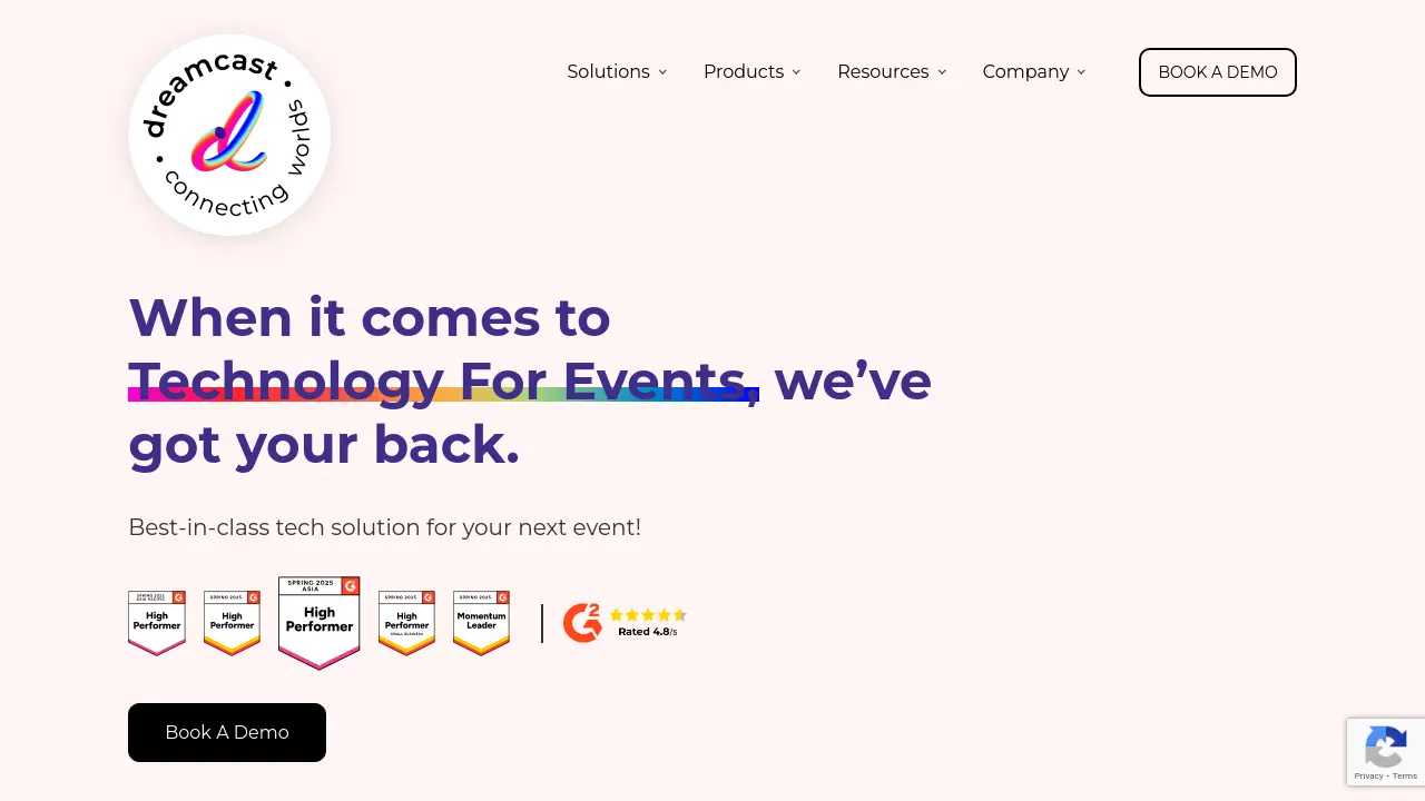 Dreamcast - Forward-Thinking Tech Solutions for Events of all size & type
