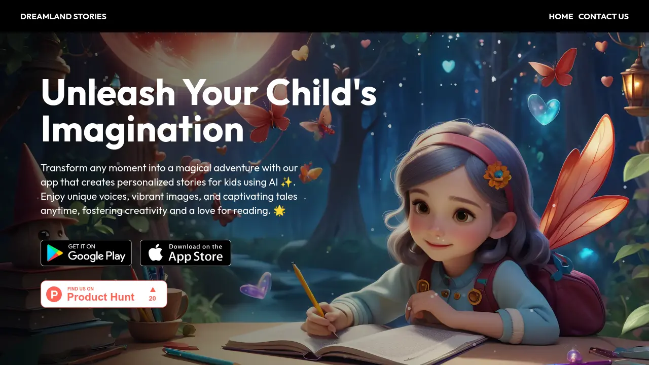 Dreamland Stories - Unleash Your Child's Imagination