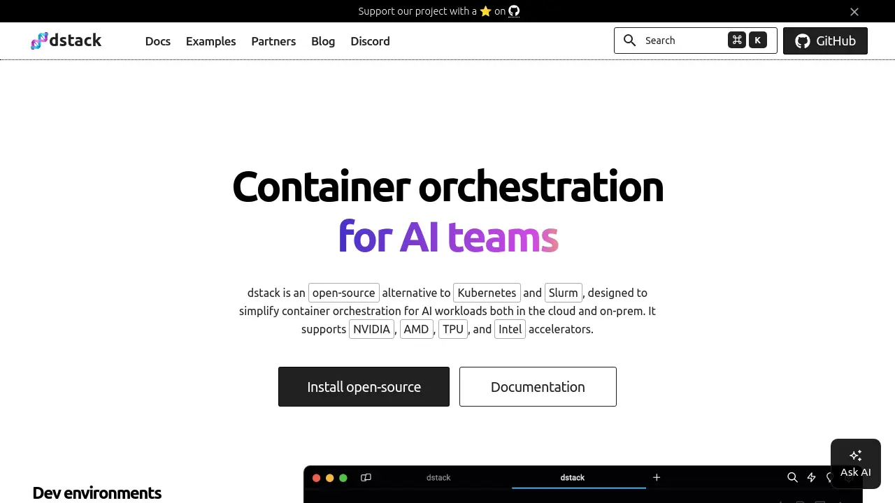 dstack - Accelerate AI Development and Deployment
