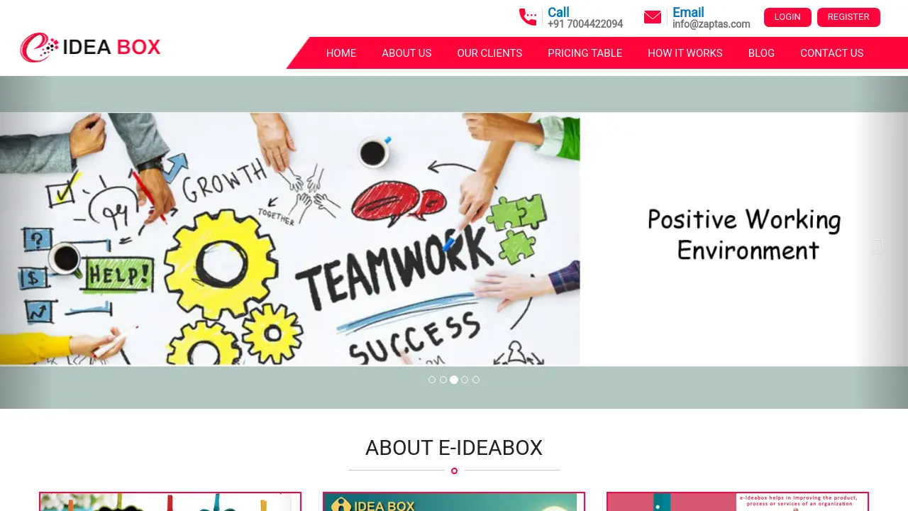 E-ideabox - A high-tech idea sharing platform connecting top management ...