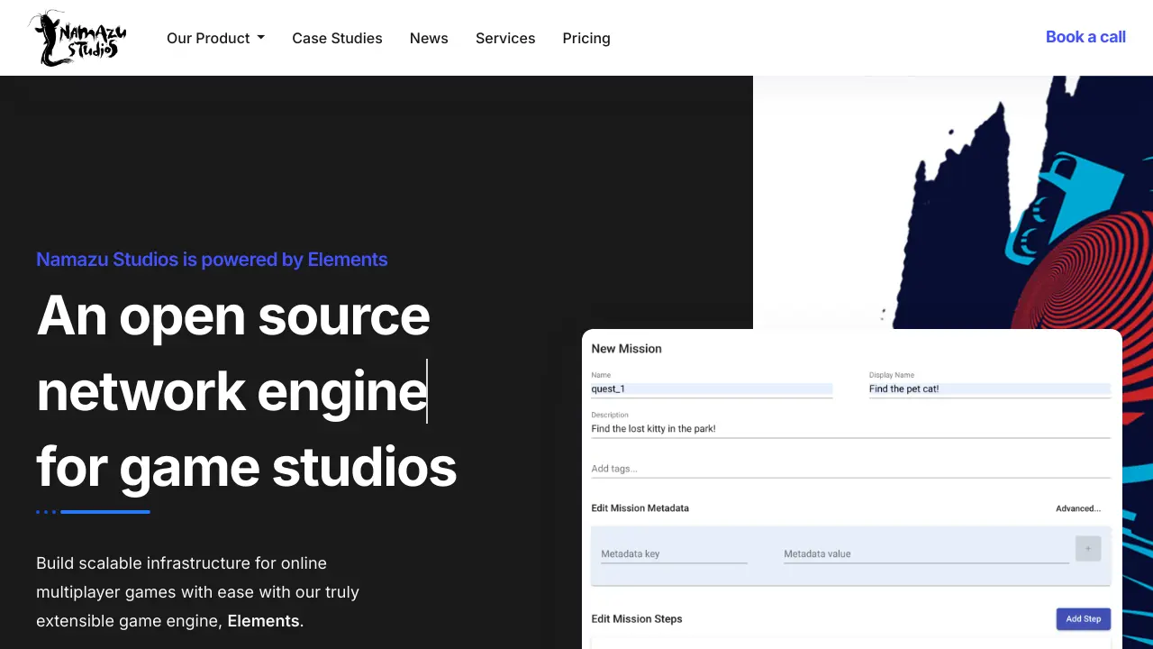 Elements by Namazu Studios - Open Source Backend Server Network Engine ...