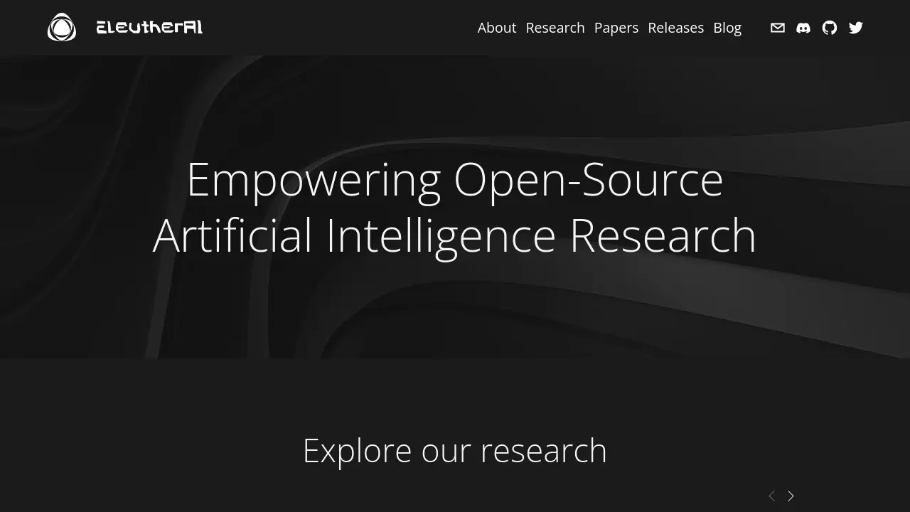 EleutherAI - Empowering Open-Source Artificial Intelligence Research