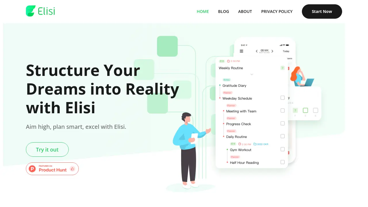 Elisi - Structure Your Dreams into Reality