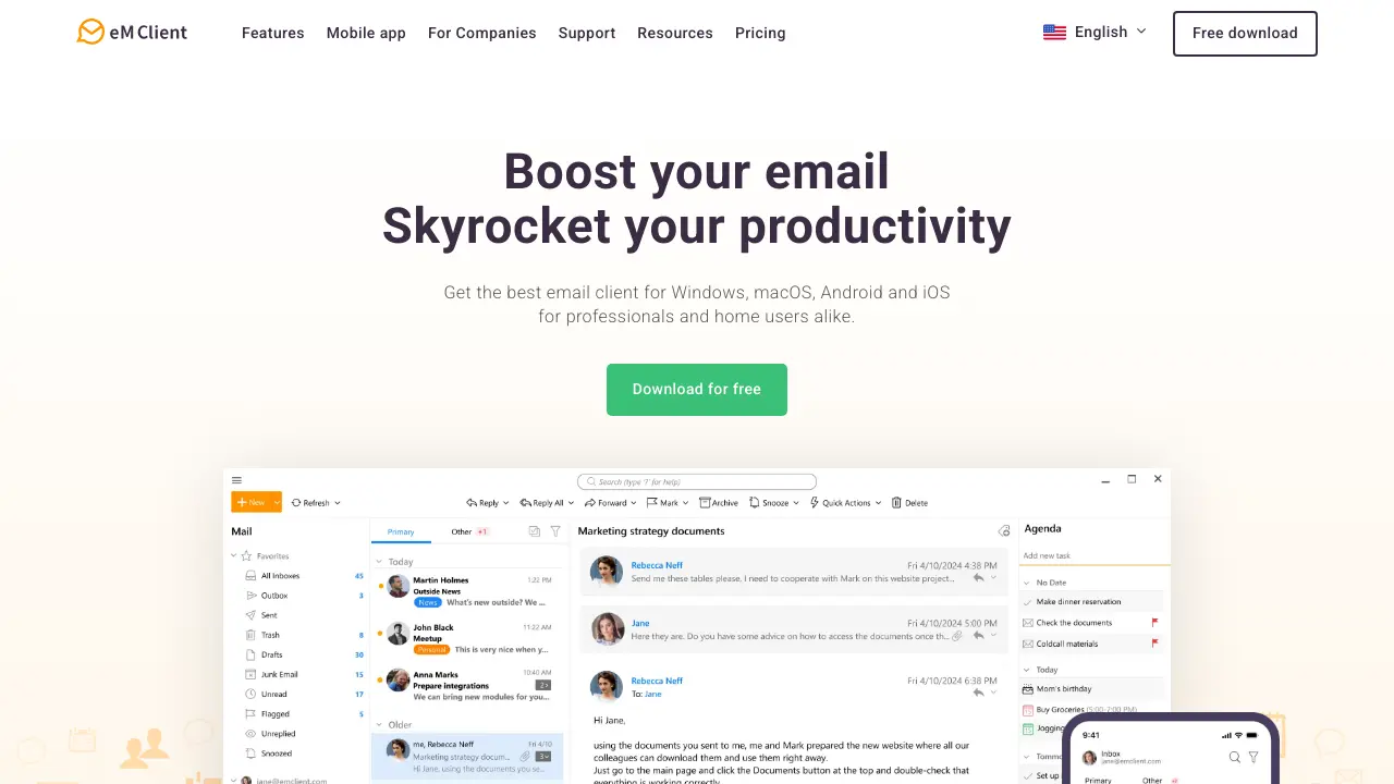 eM Client - Advanced Email and Productivity Solution with AI Integration