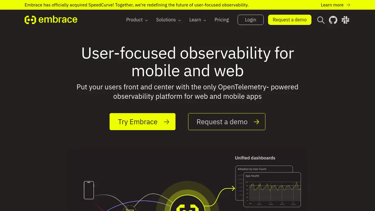 Embrace - User-focused observability for mobile and web