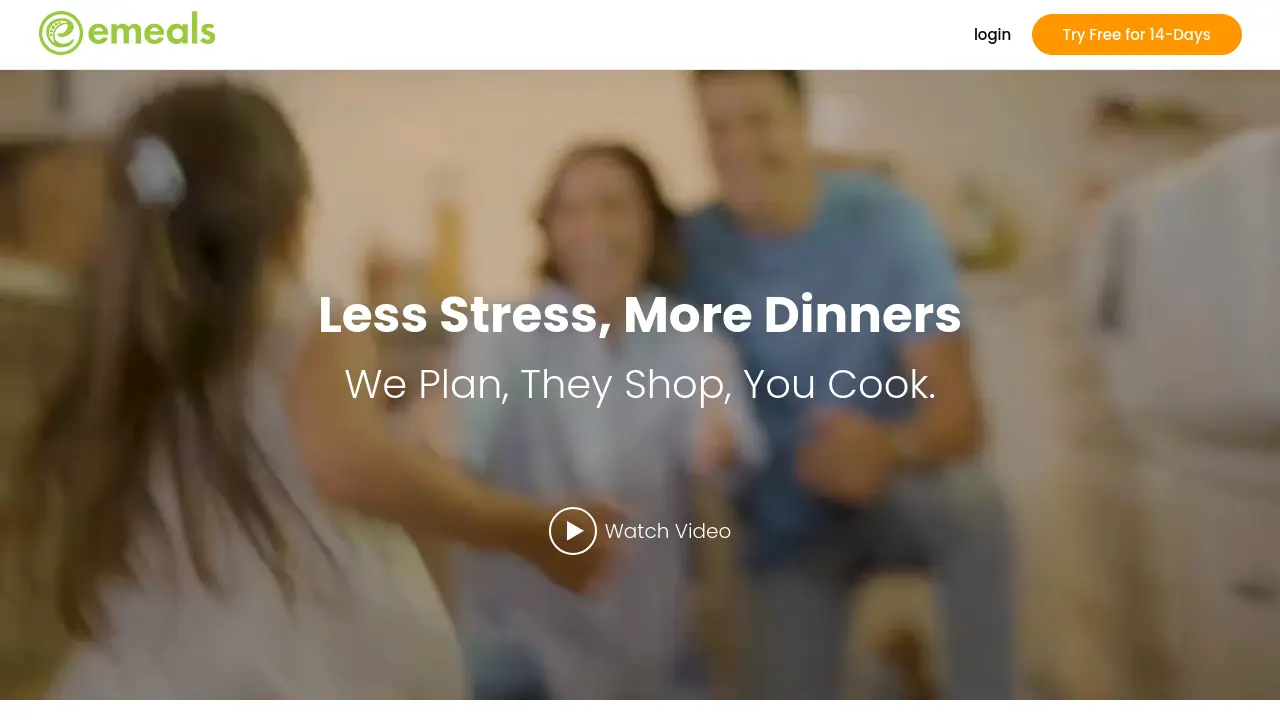 eMeals - Stress-Free Meal Planning and Grocery Integration
