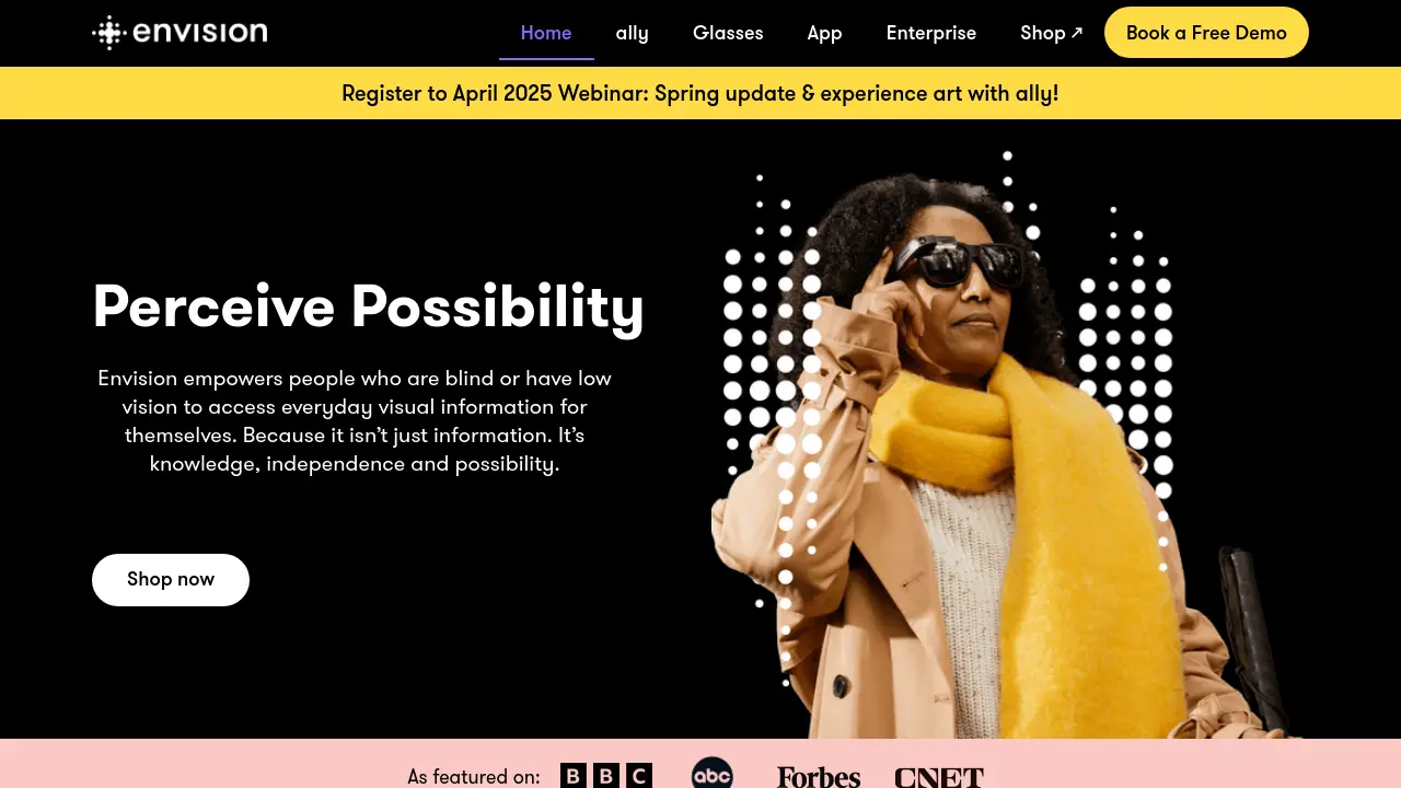 Envision - Perceive Possibility: AI-Powered Vision for Blind and Low ...