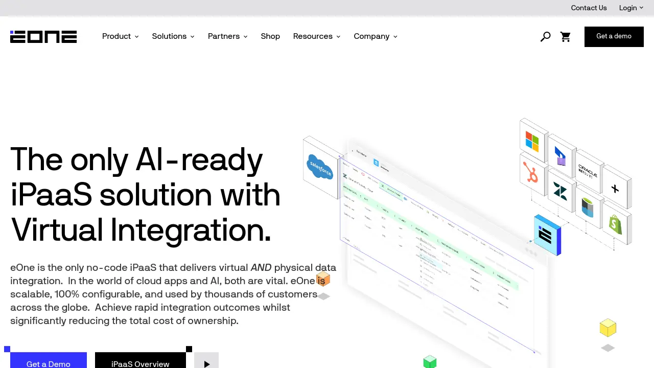 eOne Solutions - The only AI-ready iPaaS solution with Virtual ...